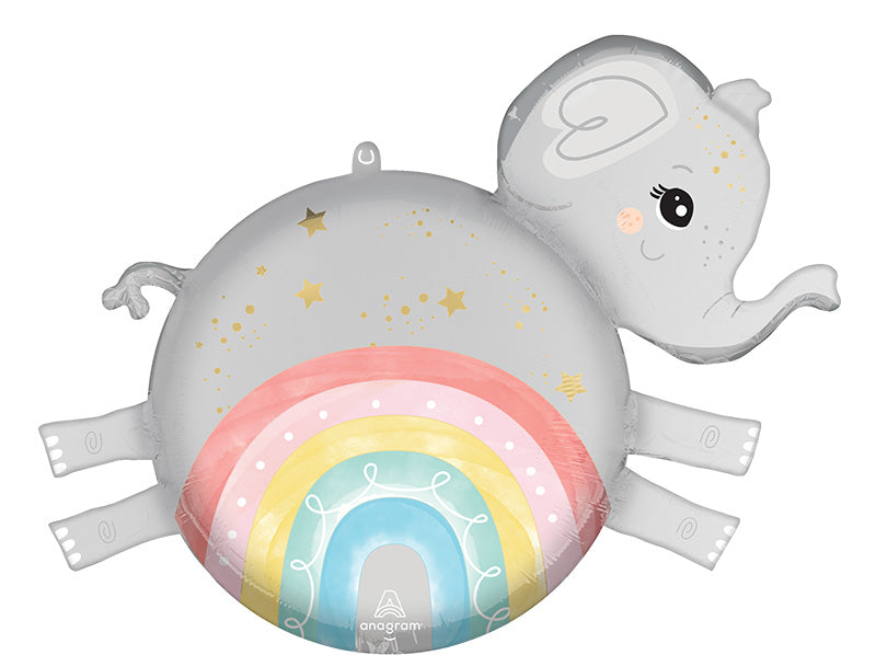 21" Roly Polies Satin Baby Elephant Foil Balloon – Bargain Balloons USA