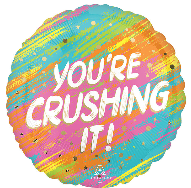 18" You're Crushing It! Foil Balloon – Bargain Balloons USA