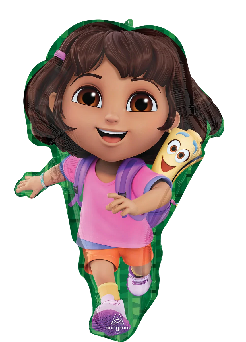 31" SuperShape Dora the Explorer Foil Balloon – Bargain Balloons USA