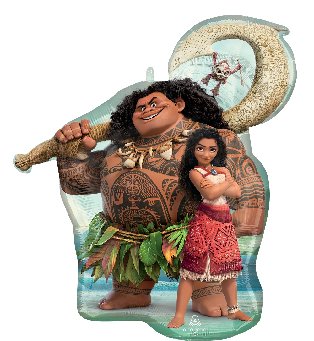 26" Jumbo Supershape Moana Foil Balloon – Bargain Balloons USA