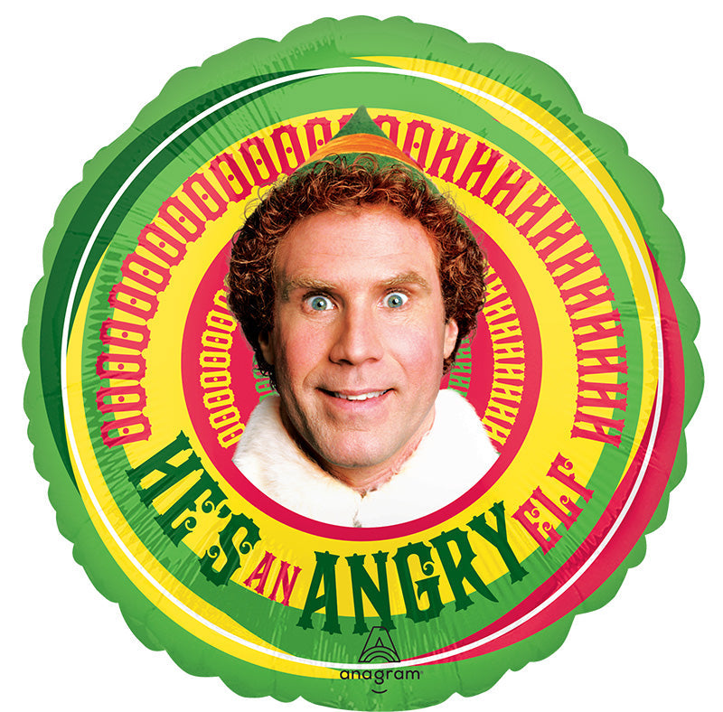 18" Buddy He's and Angry Elf Foil Balloon – Bargain Balloons USA