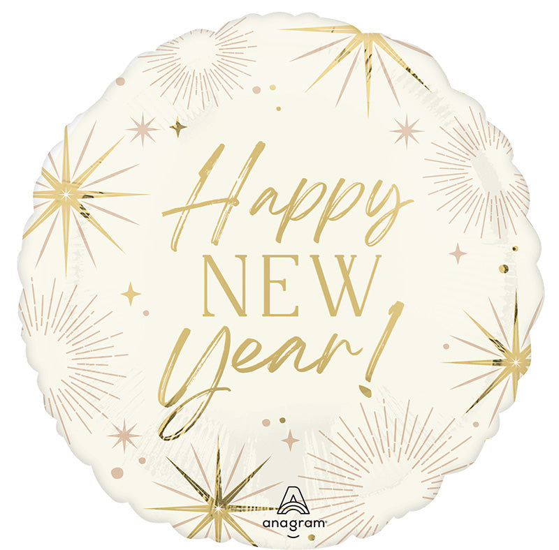 18" Golden Soiree New Year Foil Balloon – Bargain Balloons USA