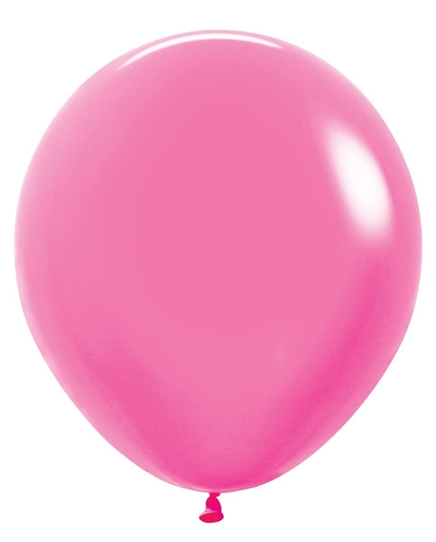 18" Sempertex/Betallatex Latex Balloons (25 Per Bag) Neon Magenta ...