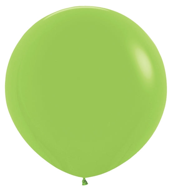 24" Sempertex/Betallatex Latex Balloons (3 Per Bag) Deluxe Key Lime Gr ...