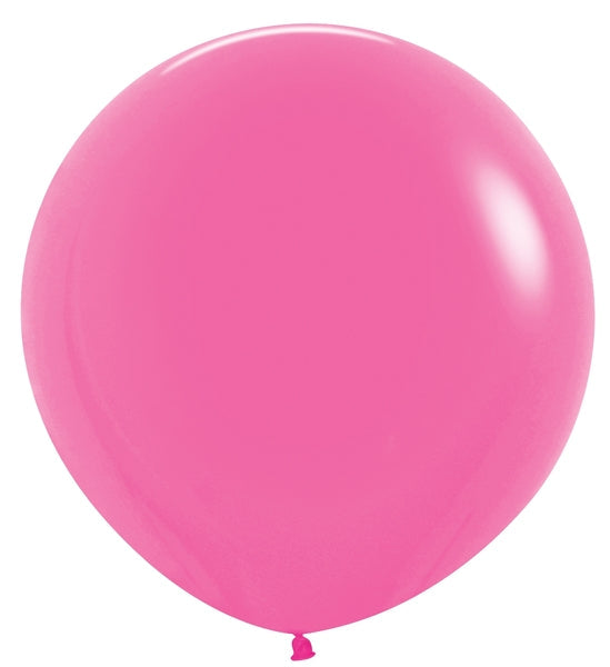 24" Latex Balloons (3 Per Bag) Neon Magenta Sempertex/Betallatex ...