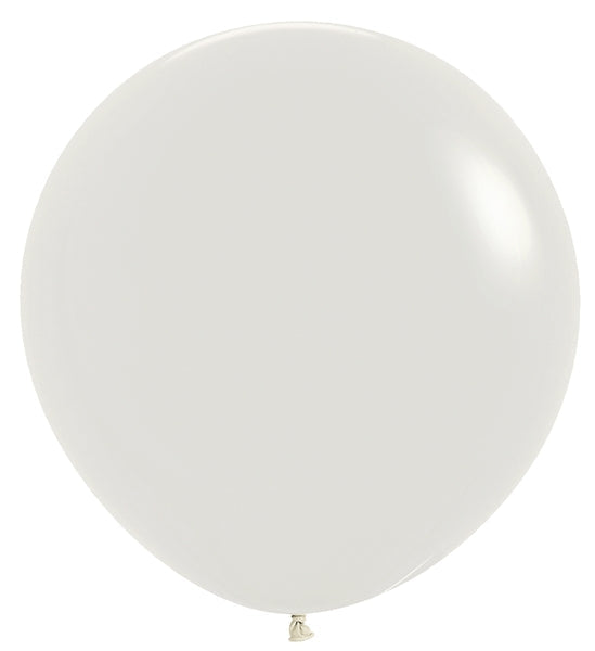 24" Sempertex/Betallatex Latex Balloons (3 Per Bag) Pastel Dusk Cream ...