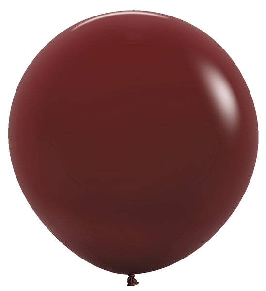 18" Sempertex/Betallatex Latex Balloons (25 Per Bag) Deluxe Merlot ...