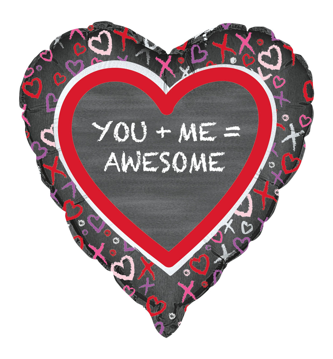 18" You Me Heart Foil Balloon – Bargain Balloons USA