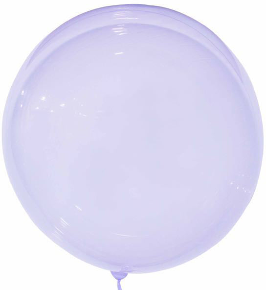 10" Crystal Colorful Bobo Balloon Purple Prestretched (5 Per Bag ...