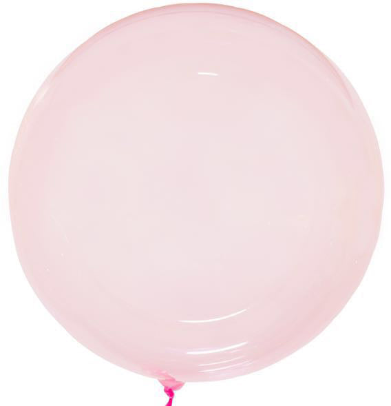 10" Pink Crystal Bobo Balloons - 5 Pack | Party Decor– Bargain Balloons USA