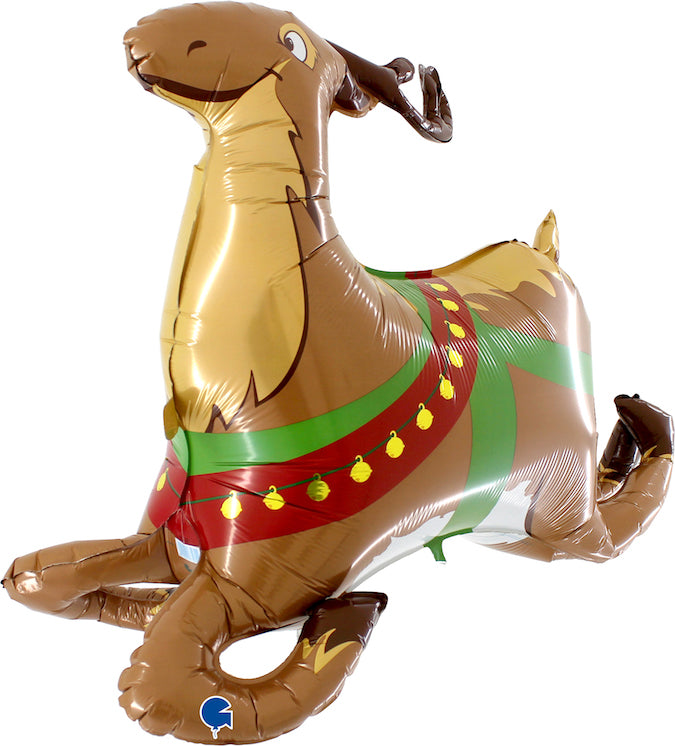 43" Linky Reindeer 3D Foil Balloon for Christmas Decor– Bargain ...