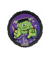 18" Halloween Frankenstein Balloon - Spooky Party Decoration– Bargain ...