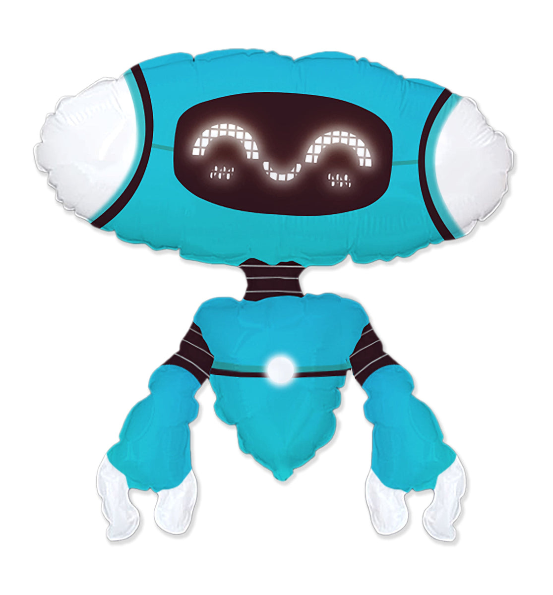 27" Robot Blue Foil Balloon - Fun Party Decoration– Bargain Balloons USA