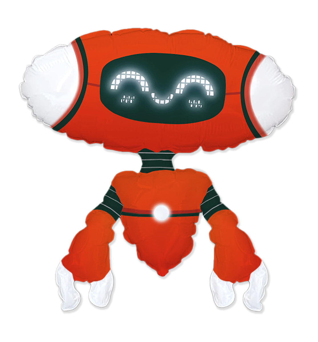 13" Robot Red Mini Foil Balloon - Airfill Only– Bargain Balloons USA