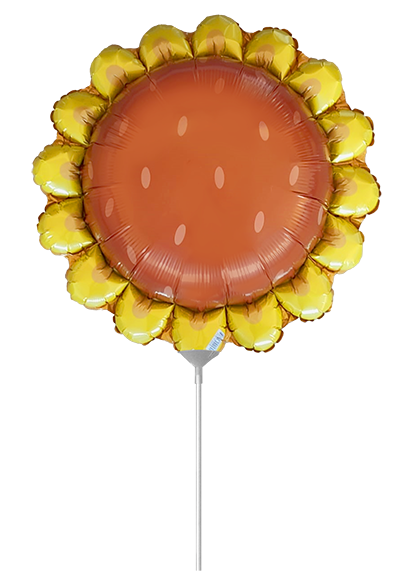 11" Airfill Only Sunflower Mini Foil Balloon – Bargain Balloons USA