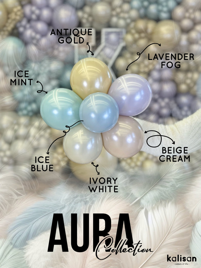 12" Kalisan Brand Latex Balloons Aura Lavender Fog (50 Per Bag ...