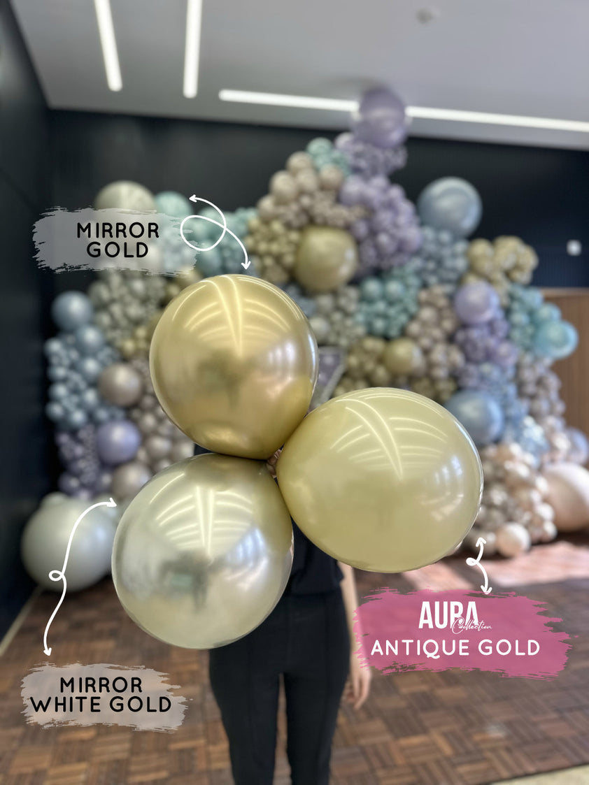 12" Kalisan Brand Latex Balloons Aura Beige Cream (50 Per Bag)– Bargain ...