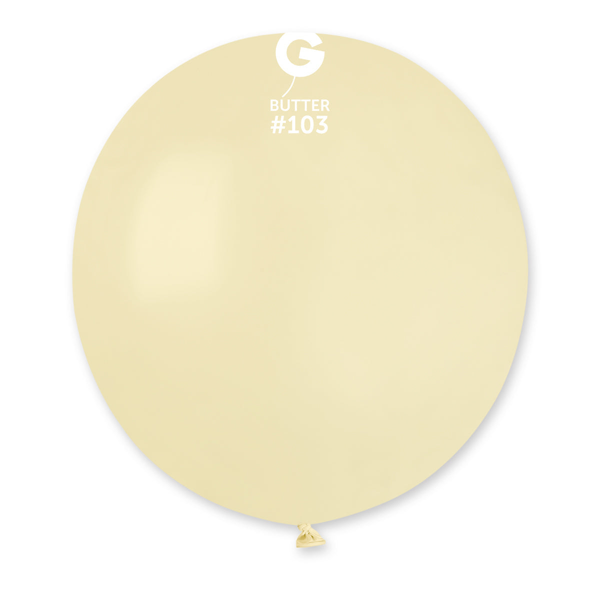 19" Gemar Latex Balloons (Bag of 25) Standard Butter – Bargain Balloons USA