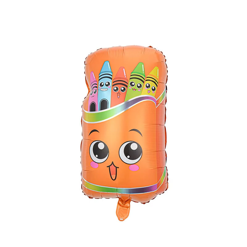25" Colorful Crayon Box Foil Balloon– Bargain Balloons USA