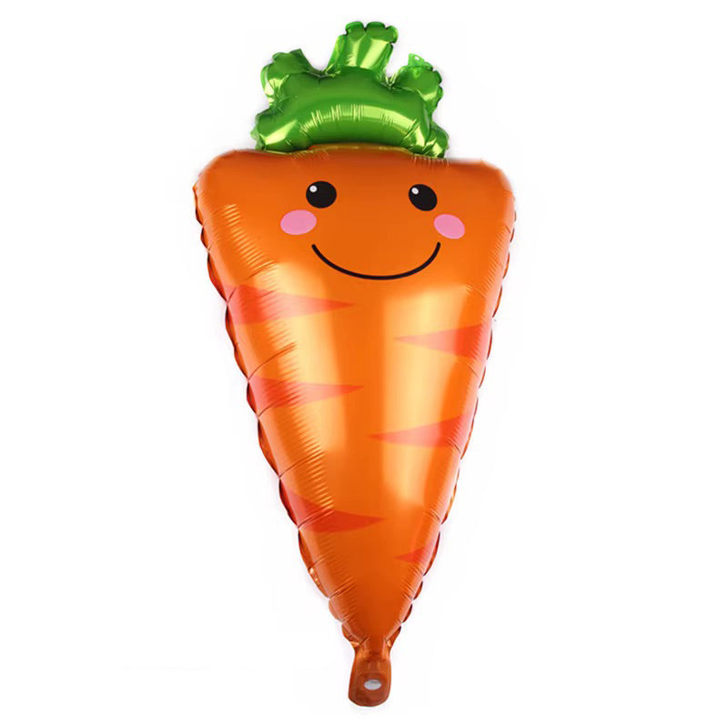 31" Carrot Vegetable/Fruit Foil Balloon – Bargain Balloons USA