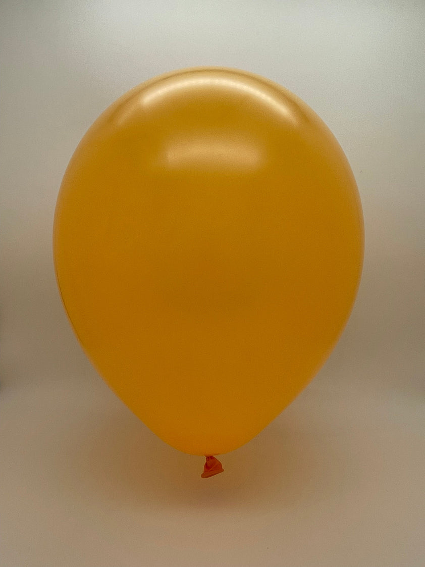 260D Deco Golden Yellow Orange Decomex Twisting Modelling Latex Balloo ...