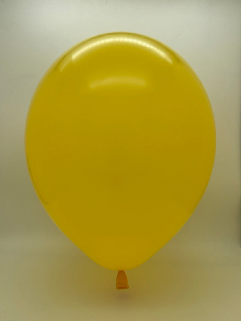 12" Deco Deep Yellow Decomex Latex Balloons (100 Per Bag) – Bargain ...