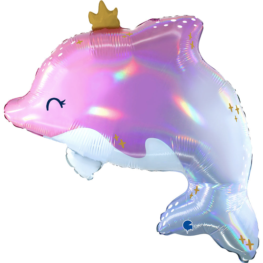 32" Glowy Dolphin Foil Balloon – Bargain Balloons USA