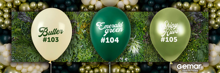 5" Gemar Latex Balloons (Bag of 100) Standard Emerald Green– Bargain ...