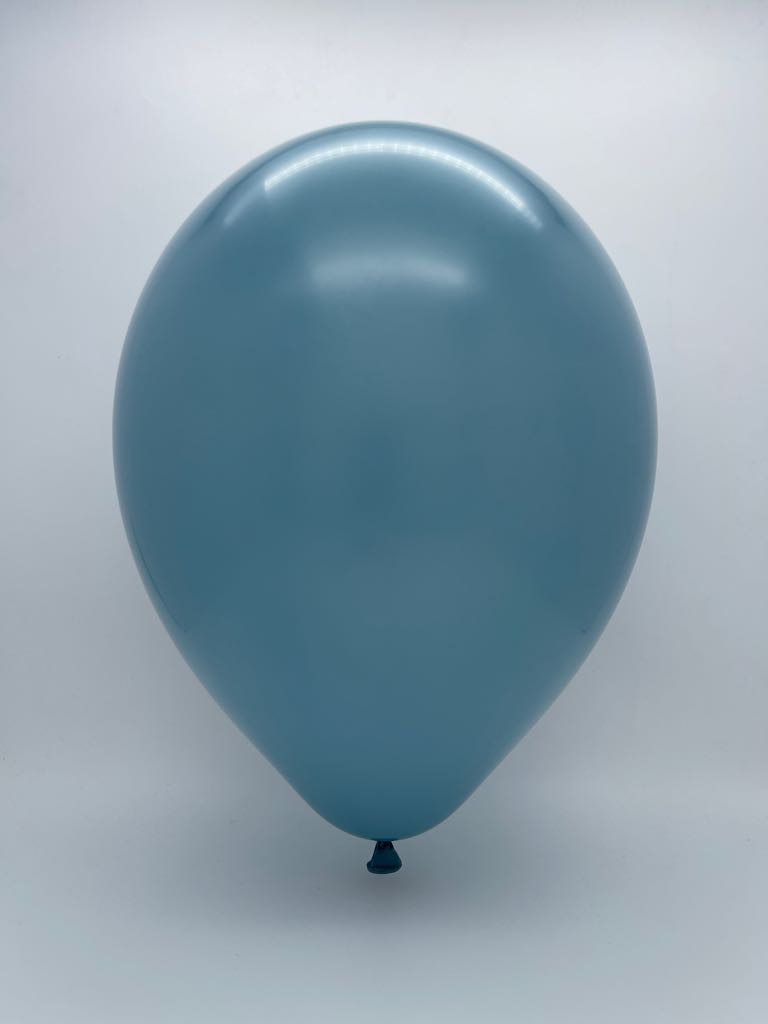17" Blue Slate Tuftex Latex Balloons Designer Balloons (25 Per Bag ...