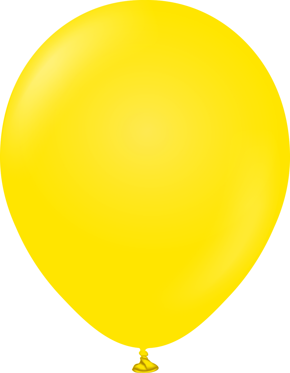 12" Kalisan Yellow Latex Balloons - 50 Pack– Bargain Balloons USA