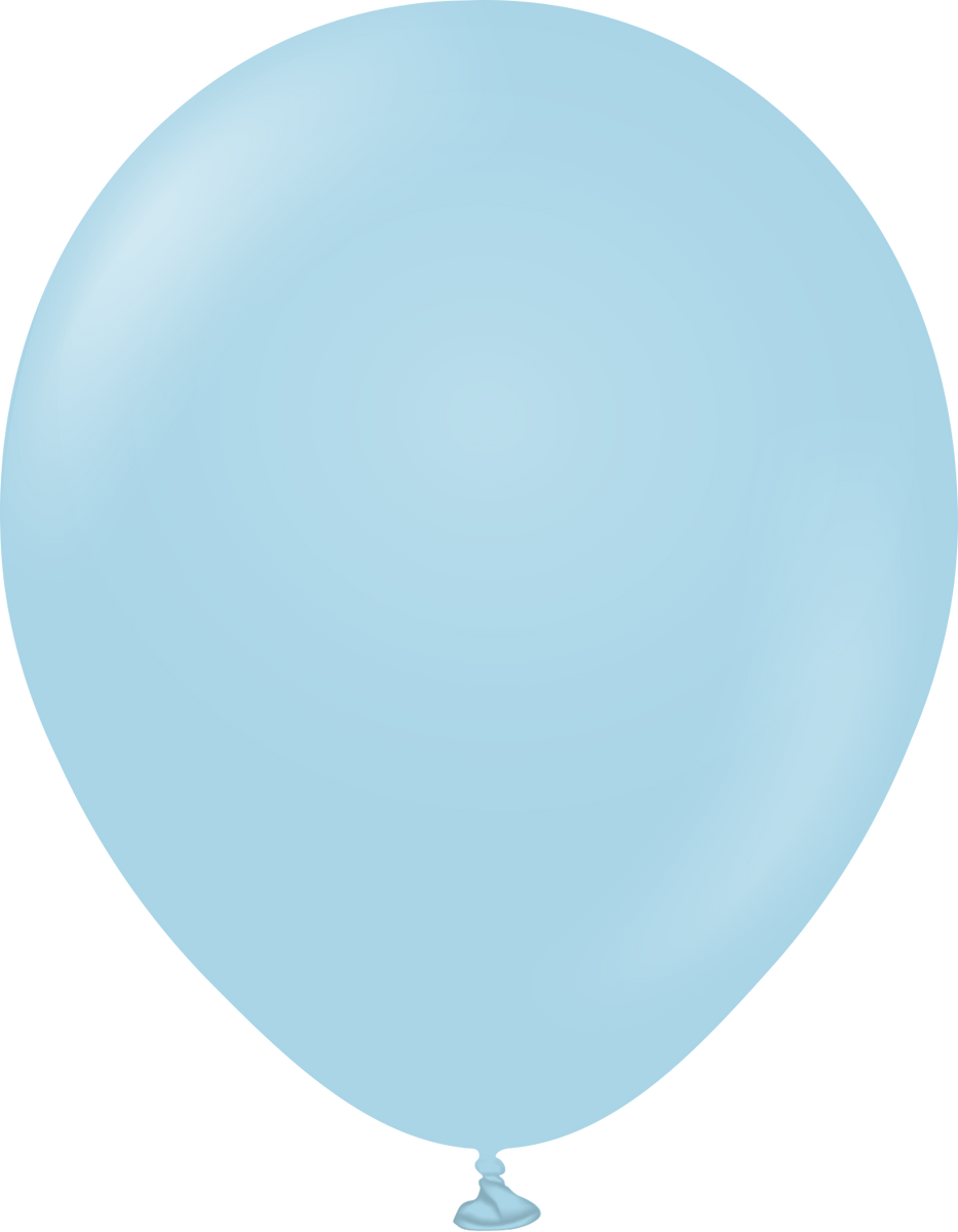 12" Kalisan Latex Balloons Pastel Matte Macaron Blue - XL SuperSize Ba ...