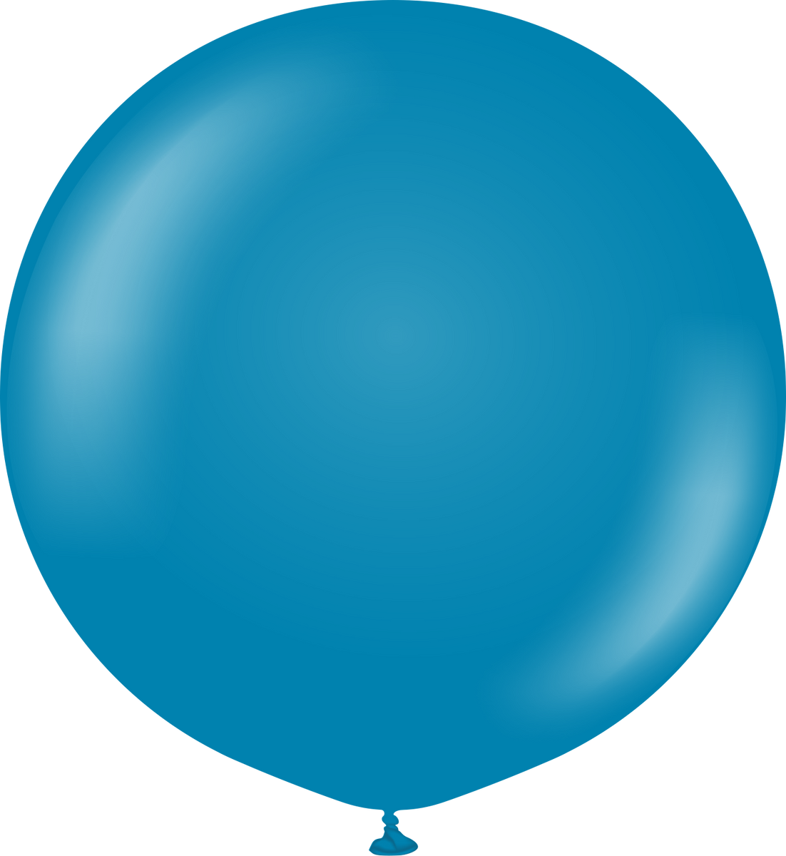 24" Kalisan Latex Balloons Retro Deep Blue - 5 Pack– Bargain Balloons USA