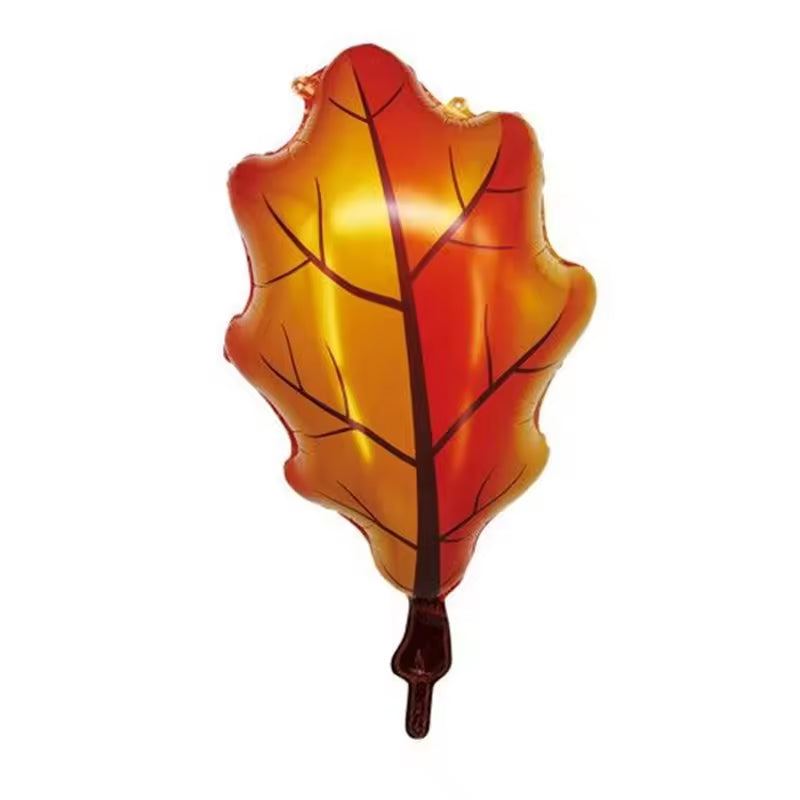 26" Fall Oak Tree Leaf Foil Balloons - Autumn Colors – Bargain Balloons USA