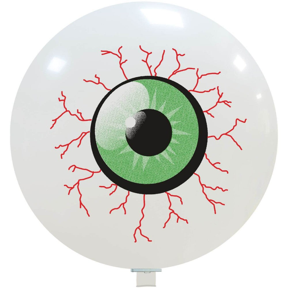 59" Eyeball 3 Color 1 sided (1 Per Bag) Cattex Brand Printed Latex Bal ...