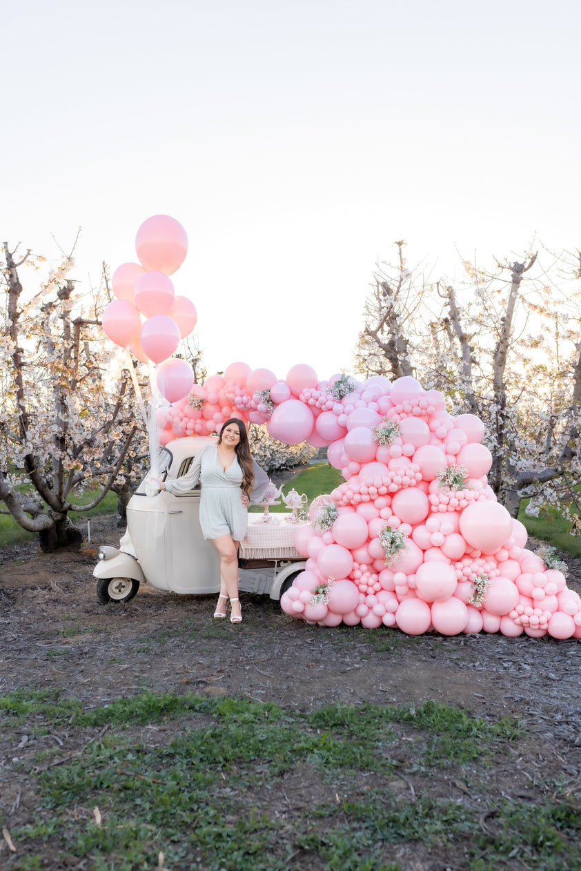 17" Romey Pearl Pink Tuftex Latex Balloons (50 Per Bag) – Bargain Balloons USA