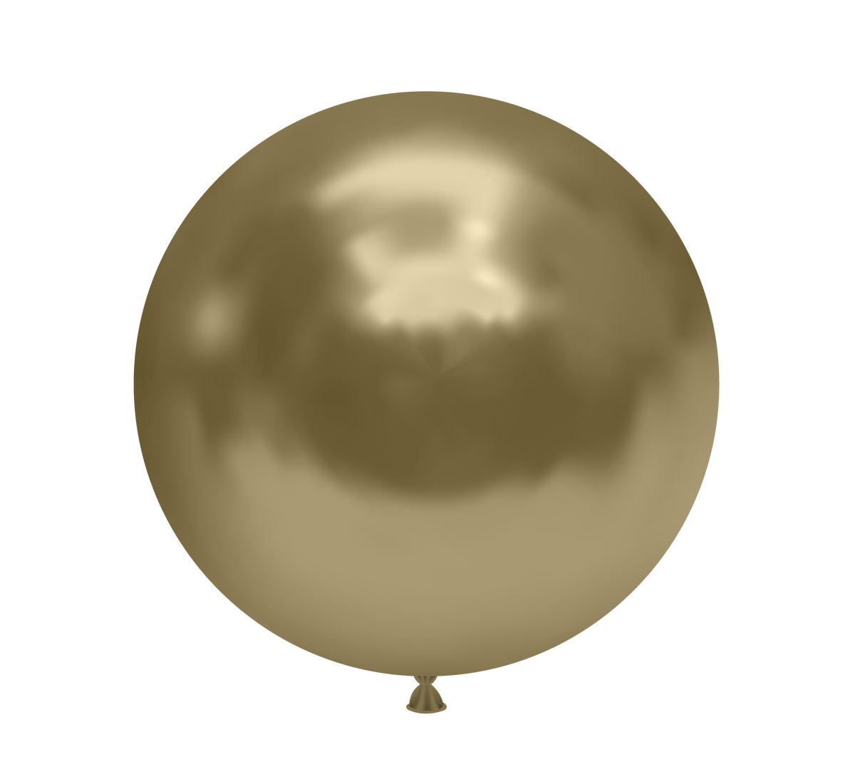 36" Golden Chrome Like Tuftex Effects Latex Balloons (2 Per Bag ...