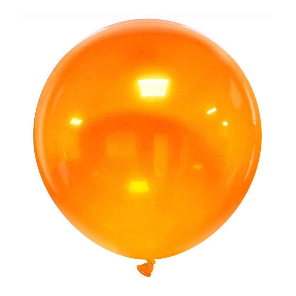 24" Cattex Brand Premium Brand Orange Crystal Balloons – Bargain ...