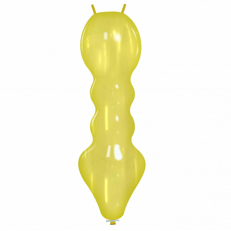 51" Caterpillar Cattex Brand Crystal Yellow Latex Balloons – Bargain ...
