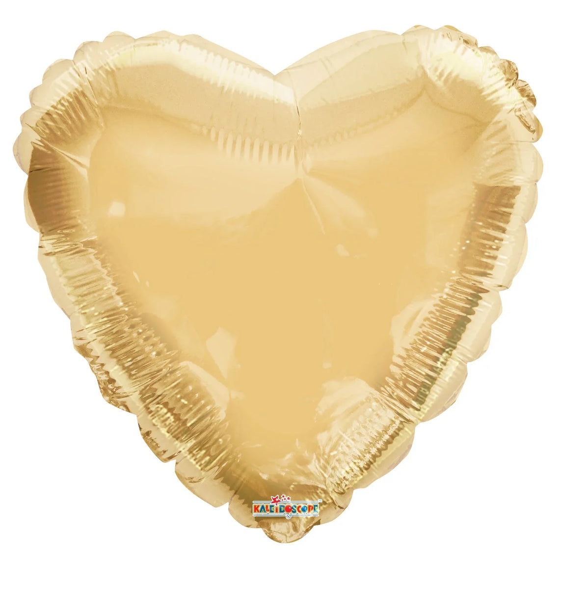 9" Airfill Only Solid Champagne Gold Heart Foil Balloon – Bargain ...