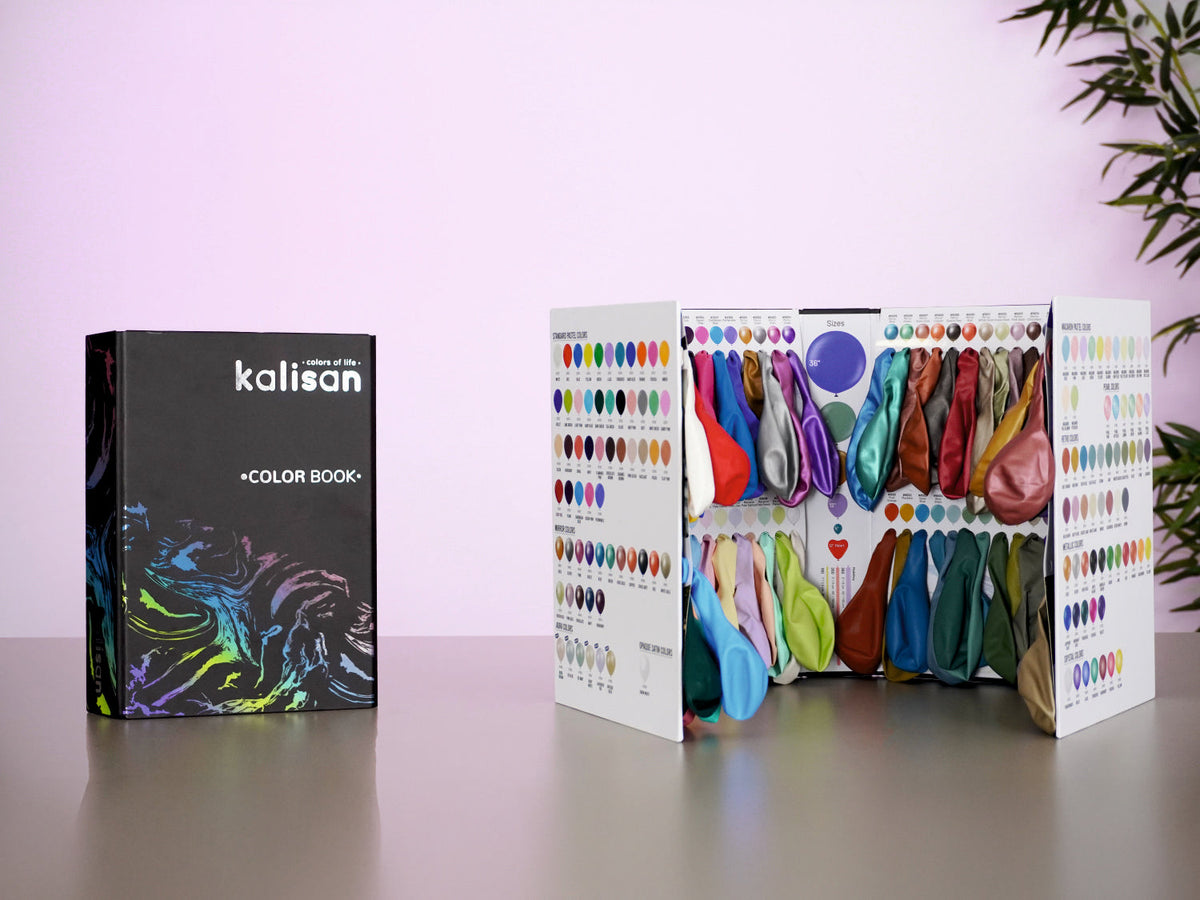 2026 Kalisan Latex Balloons Black Color Book Portfolio– Bargain ...