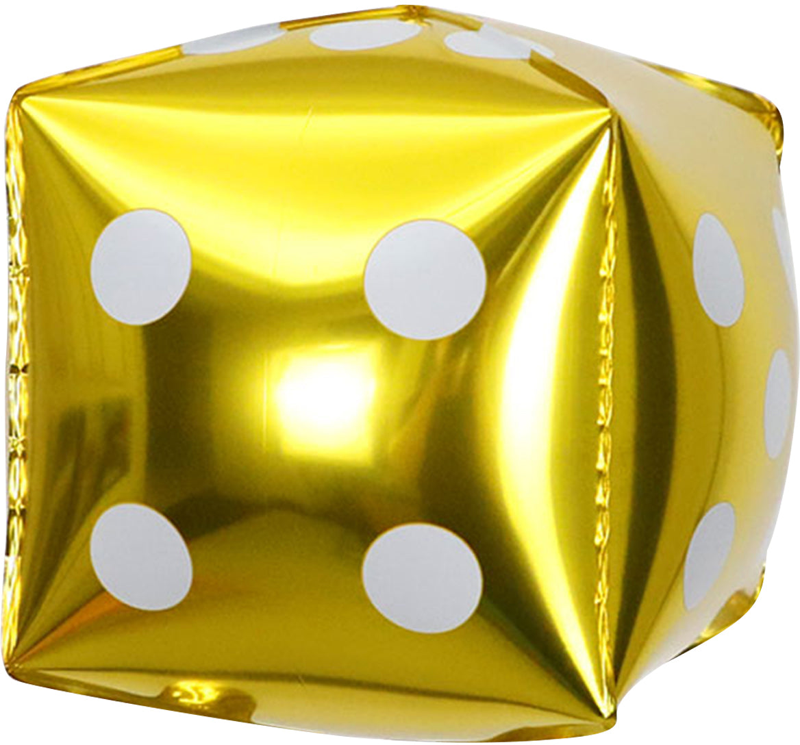 22" Gold Dice Casino Foil Balloon – Bargain Balloons USA