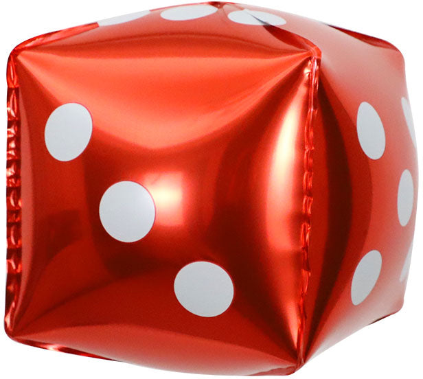 22" Red Dice Casino Foil Balloon – Bargain Balloons USA