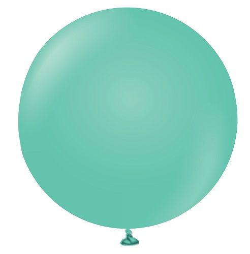 24" Kalisan Latex Balloons Standard Sea Green (5 Per Bag) – Bargain ...