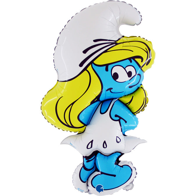 42" Smurfs Puffetta (Smurfette) Foil Balloon – Bargain Balloons USA