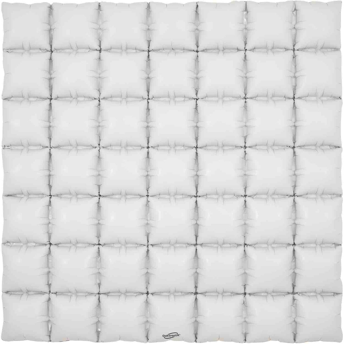 36" Matte White 7x7 Squares Waffle Wall Foil Balloon – Bargain Balloons USA