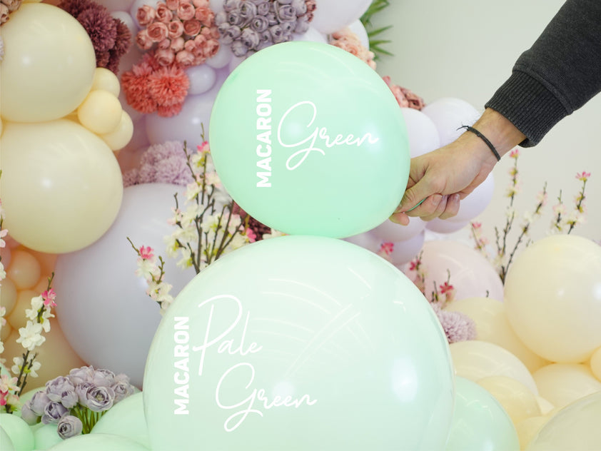 12" Kalisan Latex Balloons Pale Green - 50 Pack– Bargain Balloons USA