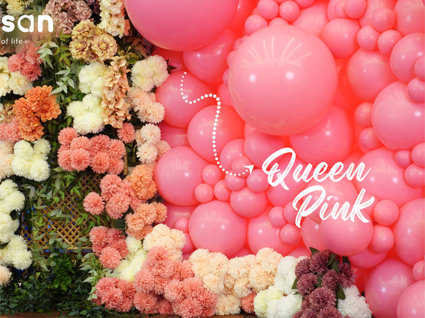 5" Kalisan Latex Balloons Queen Pink - 50 Pack– Bargain Balloons USA