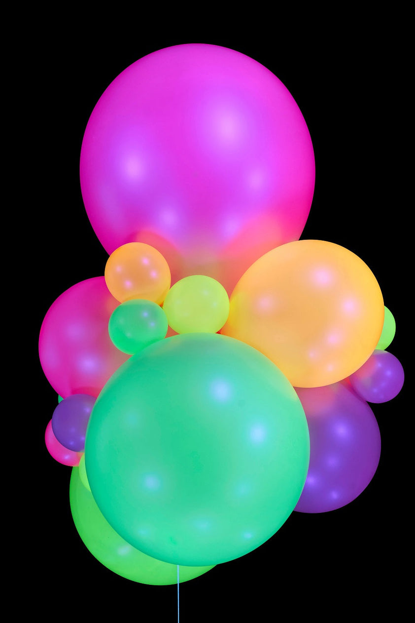 12" Gemar Latex Balloons (Bag of 50) Neon Balloons Assorted – Bargain ...